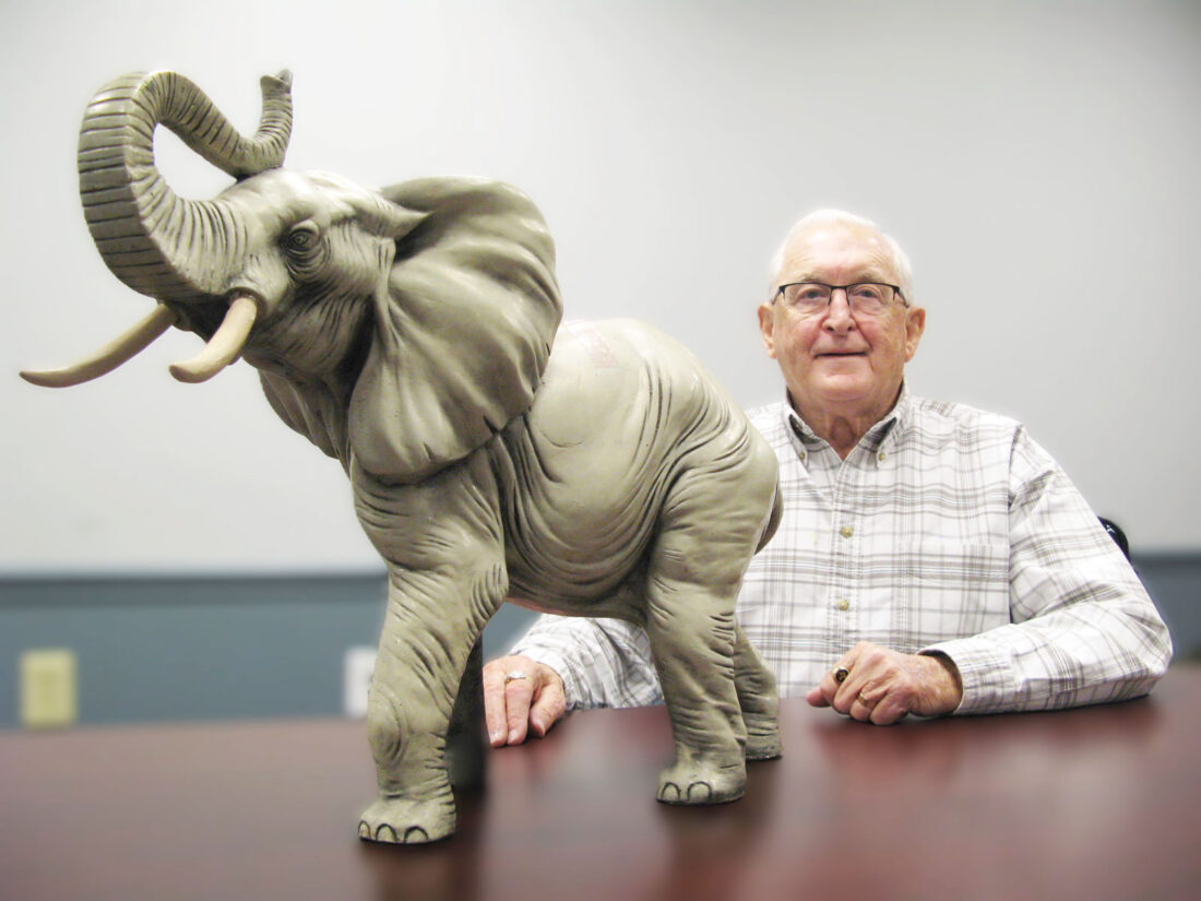An Elephant Never Forgets: Statue makes its way back to Moore family ...